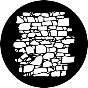 Rosco Gobo - Dry Stone Wall 2